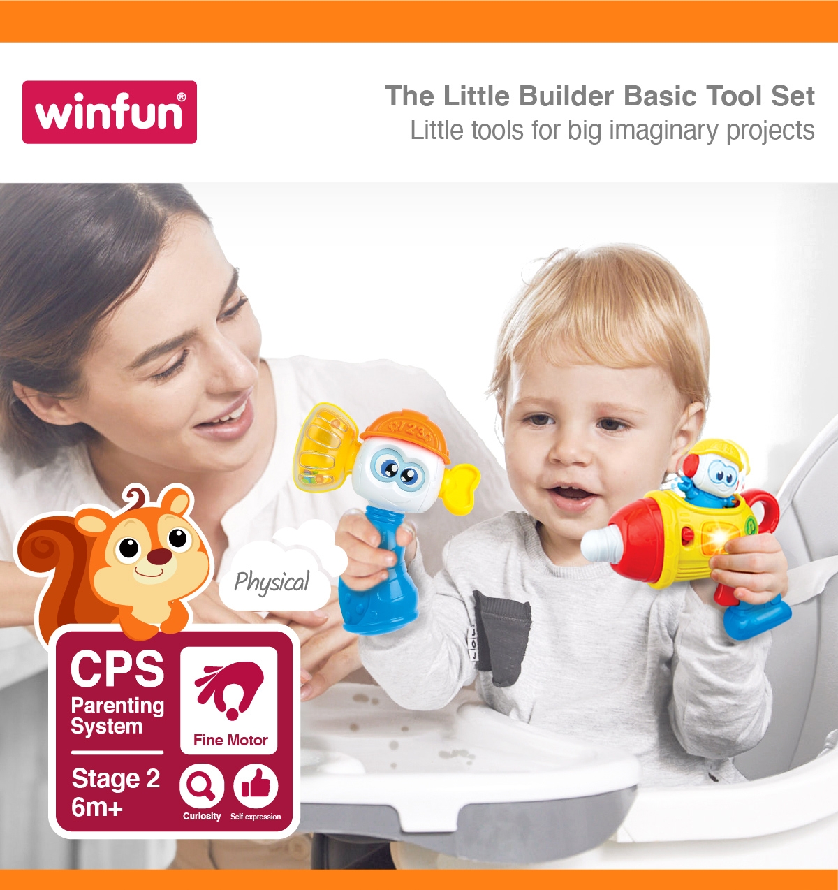 The Little Builder Basic Tool Set | 4 Stage Toy | Winfat Industrial ...