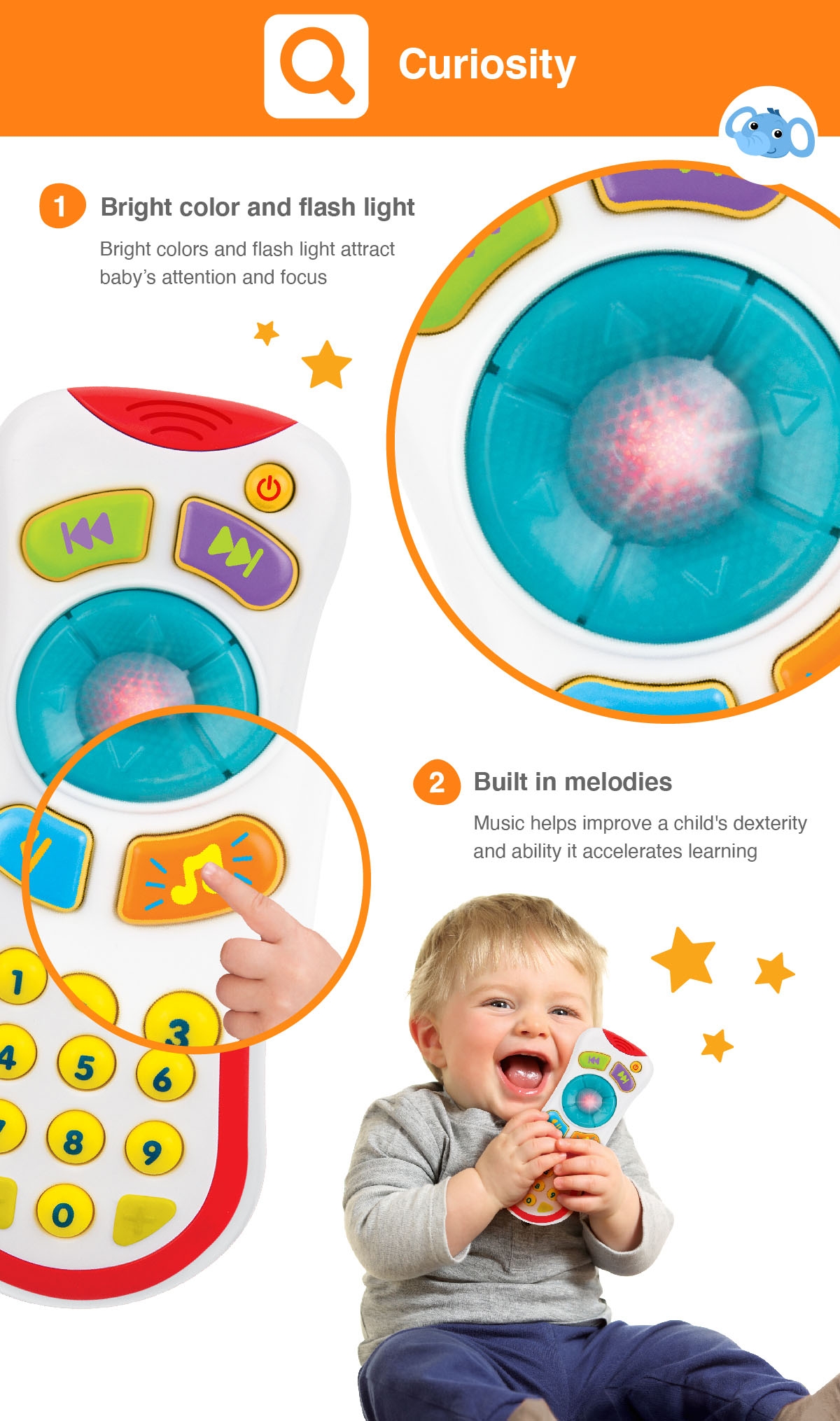 Light 'N Sounds Remote Control | 4 Stage Toy | Winfat Industrial ...