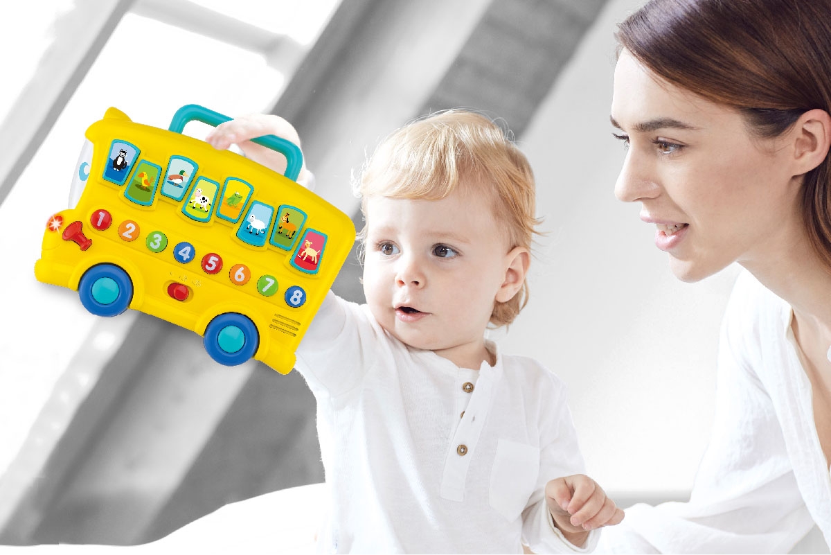 Animal Sounds Bus | 4 Stage Toy | Winfat Industrial Company Limited